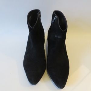 Ash | Shoes | Ash Black Suede Pointed Toe Booties Sz 39m | Poshmark